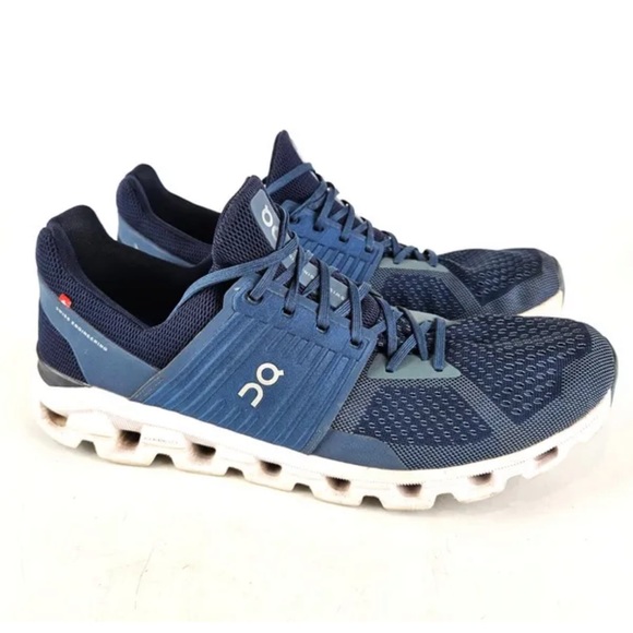 On Running | Shoes | On Cloud Mens Cloudswift Blue Running Shoes ...